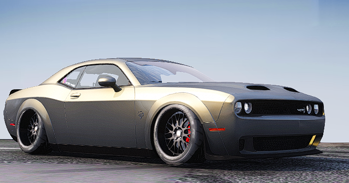 ⚡ Dodge Challenger SRT Hellcat Widebody (Bagged & Tuned) ⚡ – Core-District